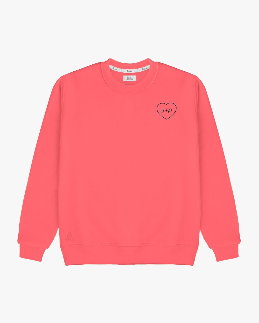 UNISEX CORAL SWEATSHIRT | PERSONALIZED HEART – ANITIALS